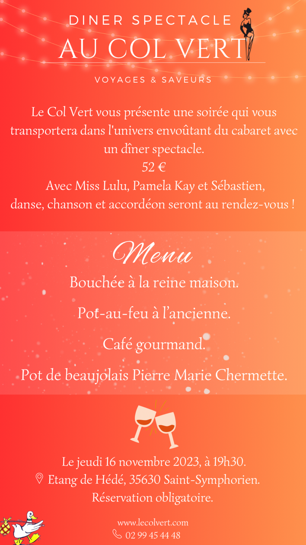 Restaurant Le Col Vert - Bar, Brasserie, Guinguette